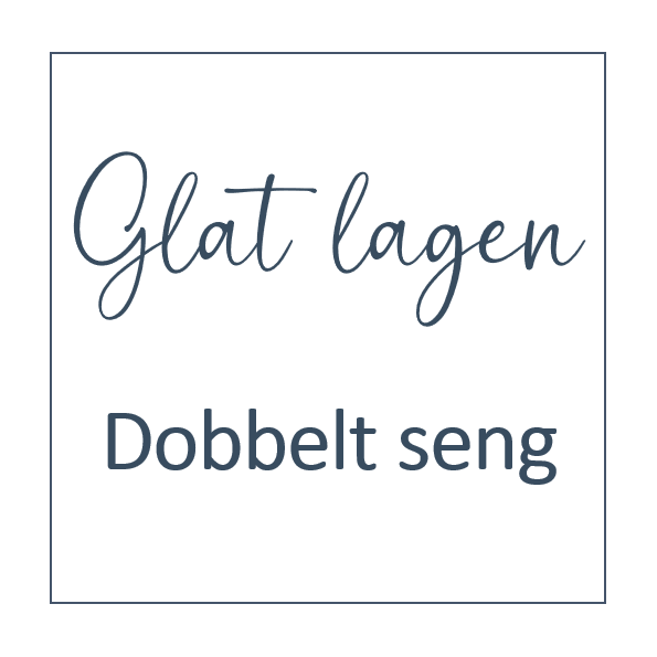 Glat lagen til dobbeltseng - bySKAGEN